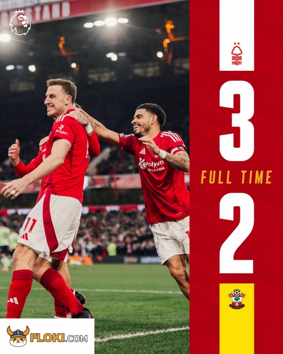 토트넘 처참히 무너진 날, 경질됐던 감독은 '파죽의 9G 무패'! EPL 최대 이변 계속... 노팅엄, 사우스햄튼 3-2 격파::스포탈코리아