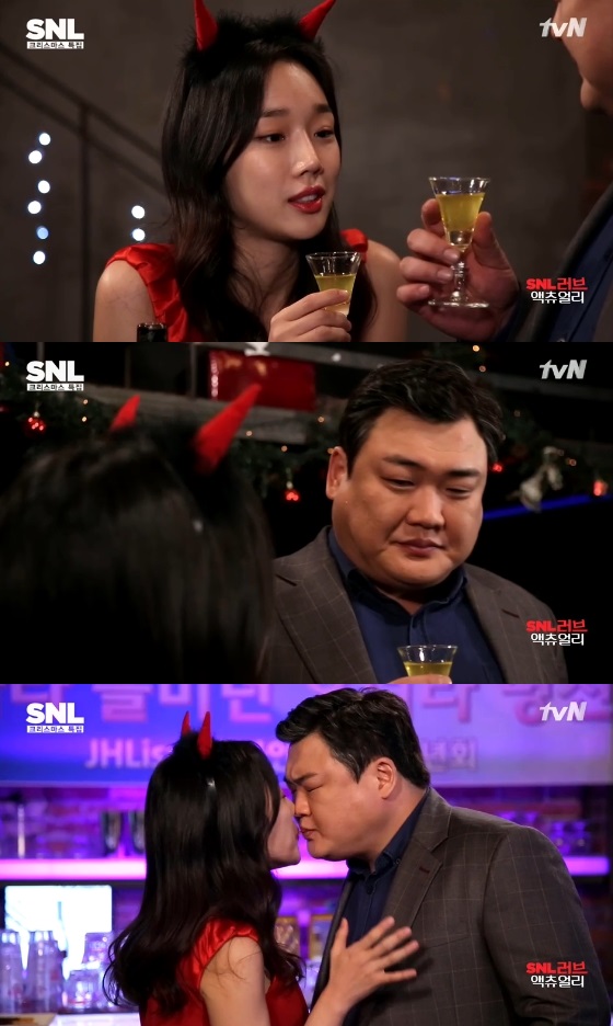 'SNL6' 정연주, 아내 앞에서 김준현 유혹..안영미 '씁쓸' - 스타뉴스
