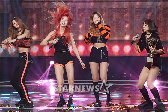 포토]EXID '1등해서 신났어요' - 스타뉴스