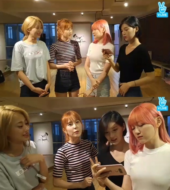 밤TView] 'V앱' 컴백 나인뮤지스A.."인사법 정해주세요" - 스타뉴스