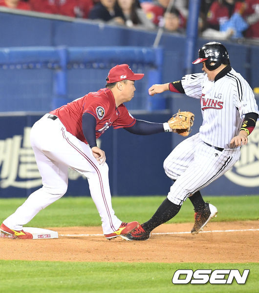 [WC2] LG 양상문 감독 "대주자 타이밍 결과적으로 실패" - 스타뉴스