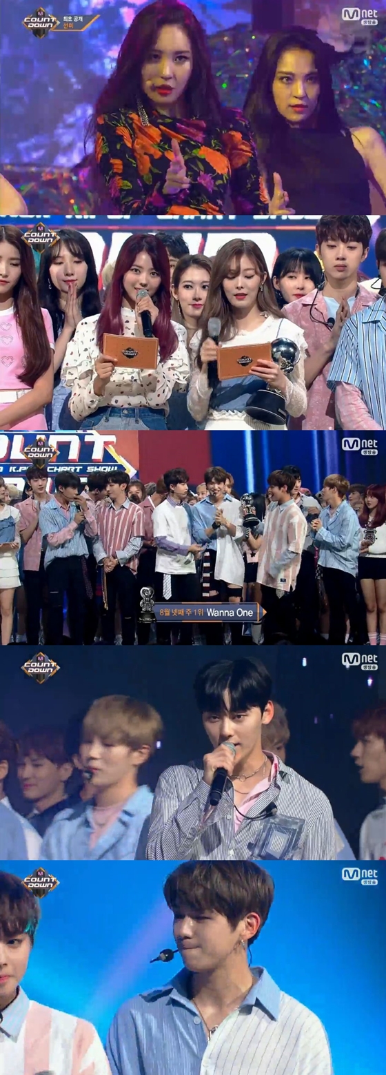 밤TView]'엠카' 워너원, 2주 연속 1위..선미 컴백 | 스타뉴스