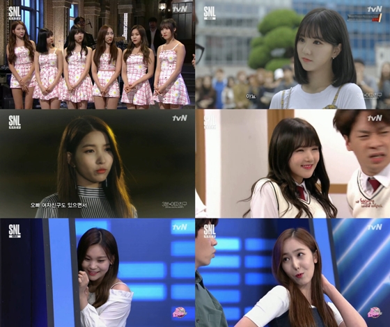 밤TView] 여자친구, 'SNL코리아9'서 제대로 웃겼다 | 스타뉴스