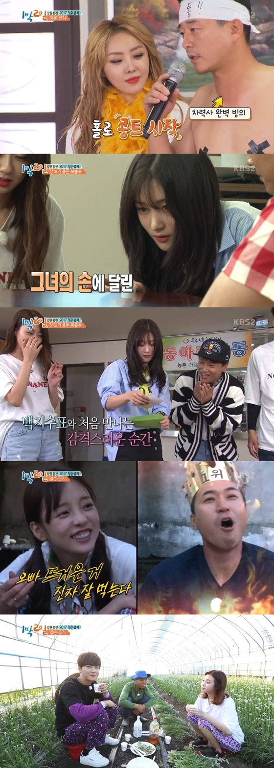 밤TView]'1박' 금손 정채연, 백지수표 획득..역대급 장 보기 | 스타뉴스