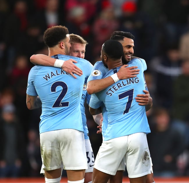 [EPL 29R] '슈팅수 23-0' 맨시티, 본머스에 승리…5연승 선두 복귀 - 스타뉴스