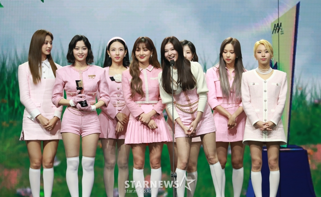트와이스, 2020 AAA 가수 부문 최애돌인기상 수상[★포토] | 스타뉴스