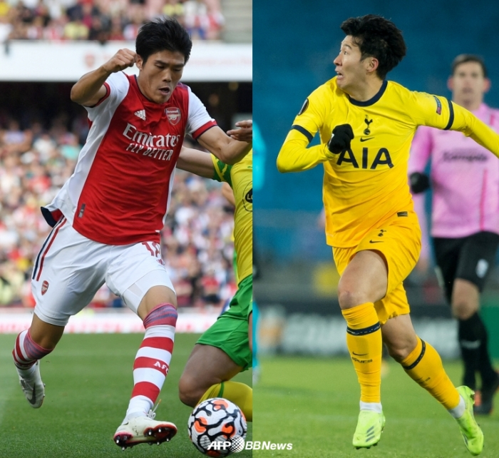 "아스날 日도미야스가 SON+케인 완벽 봉쇄" 日기대감 폭발 | 스타뉴스