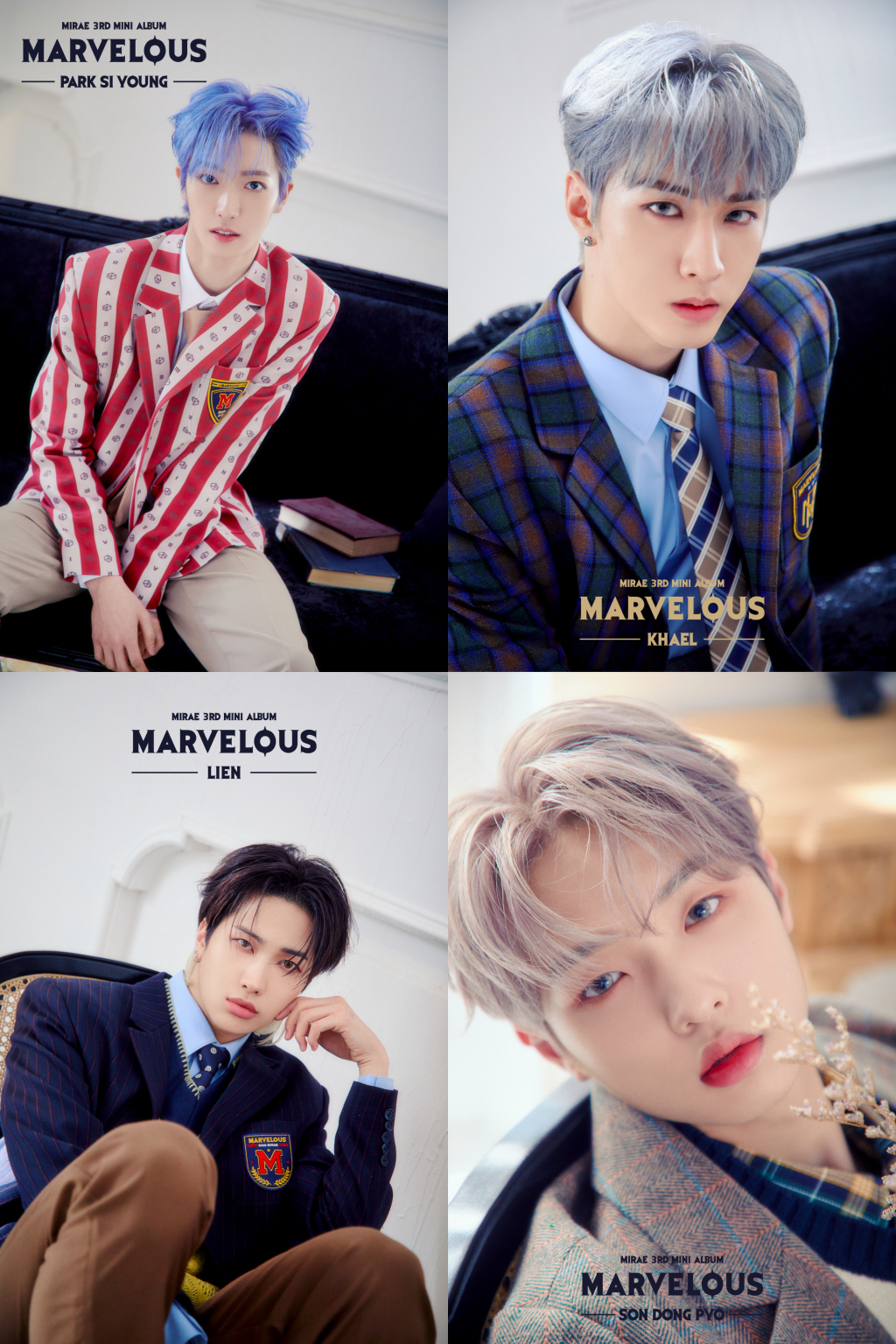 미래소년, 'Marvelous' #Academy 콘셉트 포토 공개…모던 댄디룩의 정석 | 스타뉴스