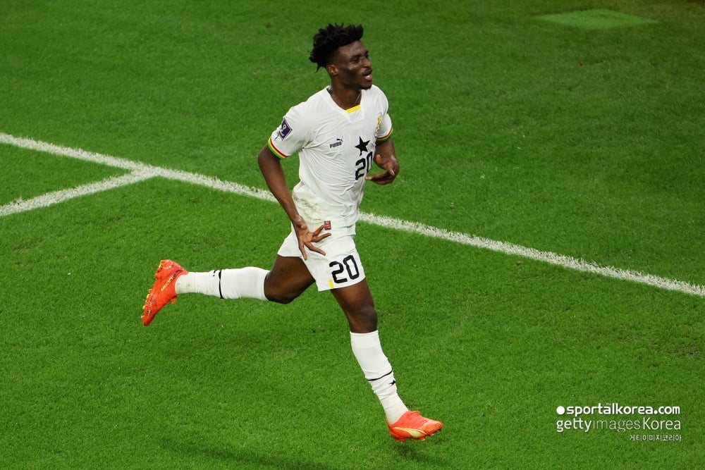 '한국전 멀티골' 가나 MF, EPL 러브콜 쇄도...'아스널-뉴캐슬-토트넘' - 스타뉴스