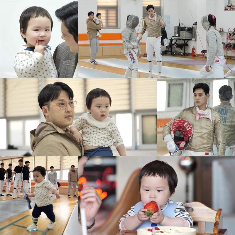 김준호 子 은우와 펜싱 스승 만난다 中 시절 부상 투혼 고백 [슈돌] 스타뉴스