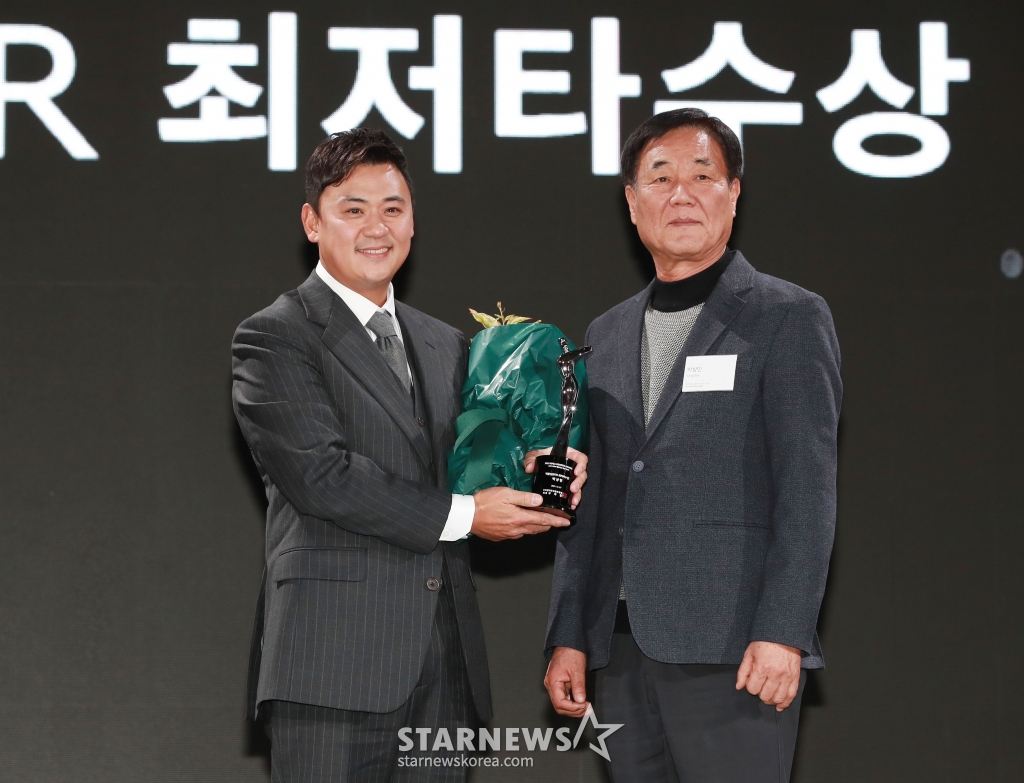 박상현, 2023 KPGA 덕춘상 BTR 최저타수상 수상[★포토] - 스타뉴스