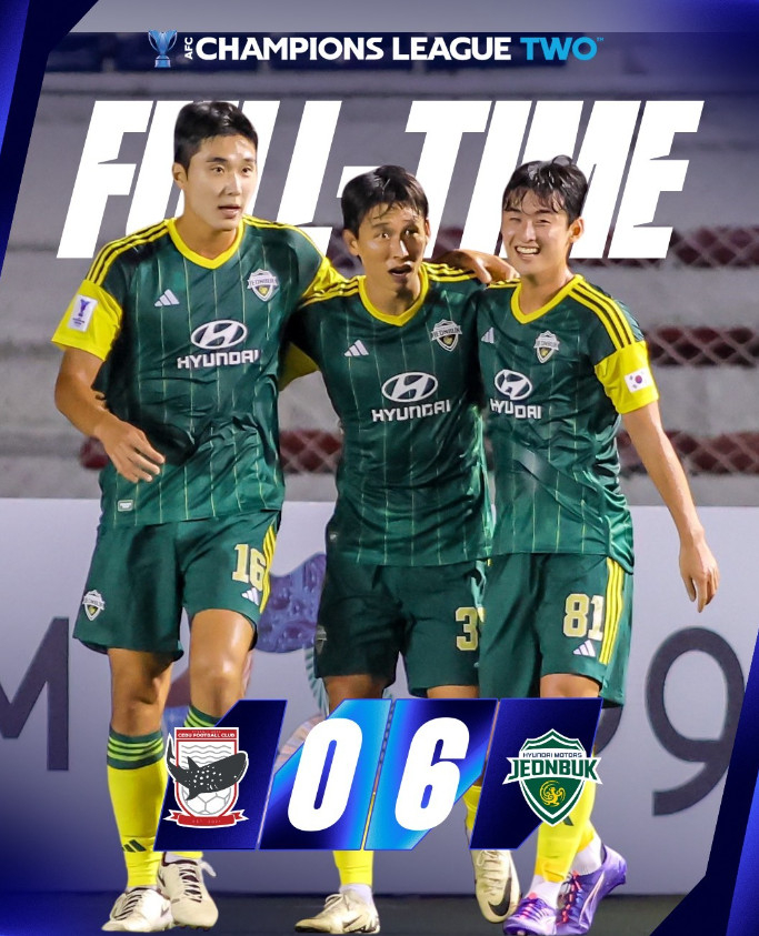 '전주성의 미래' 18살 진태호 프로 데뷔골+데뷔 도움... 전북, ACL2 첫 경기서 세부 6-0 완파 | 스타뉴스