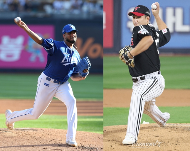 '1차전 지면 미래 없다' 삼성의 희망봉 레예스, 대포군단 과제는 '삼성 킬러' LG 최원태 공략 [PO1] | 스타뉴스