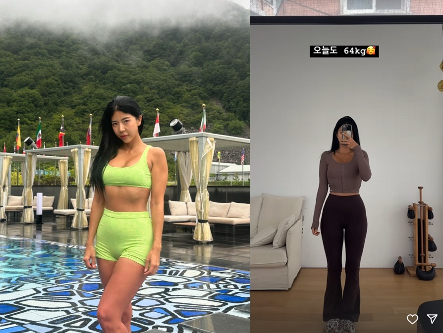 '섹시 힙라인 폭발' 제이제이 "오늘도 64kg" ♥줄리엔강 좋겠네 | 스타뉴스