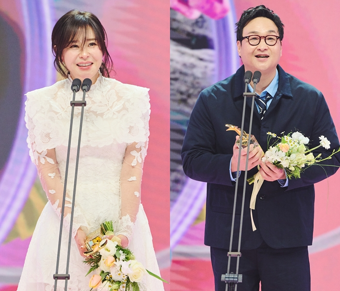 최강희, 데뷔 29년만 신인상 "김숙·송은이 고마워" 눈물 [2024 MBC 방송연예대상] | 스타뉴스