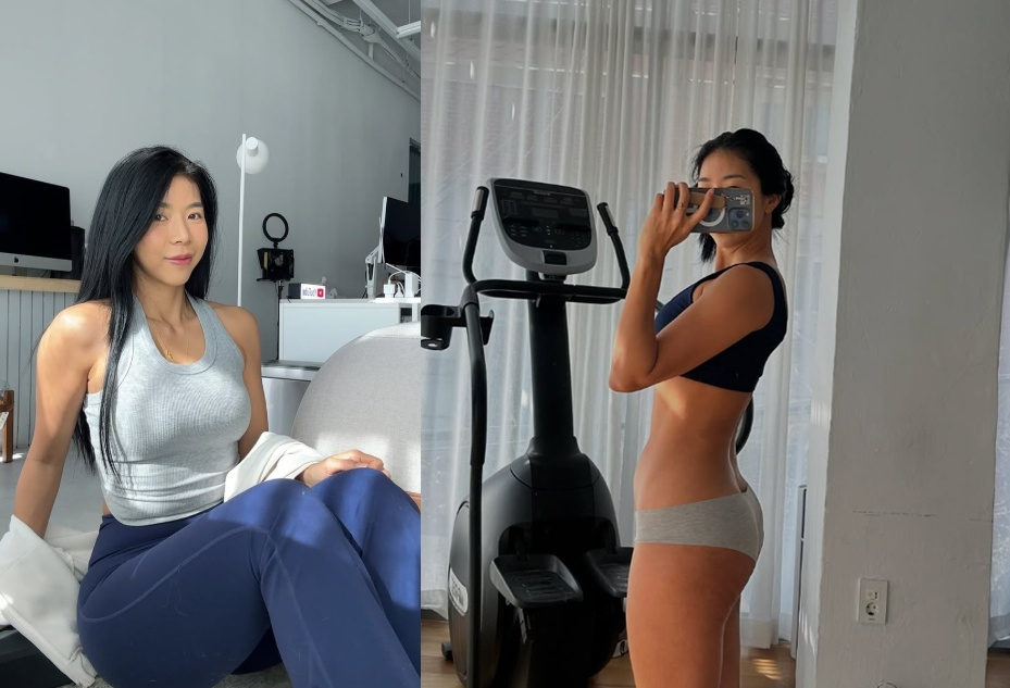 '줄리엔강♥' 63kg 제이제이 아찔한 속옷 셀카 "엉덩이 작아졌다" | 스타뉴스