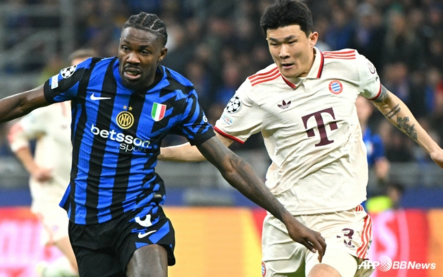 김민재 65분 뛰고 교체→B.뮌헨, 인테르에 3-4로 밀려 UCL 4강행 실패... 유럽 무대 쓸쓸한 퇴장 | 스타뉴스