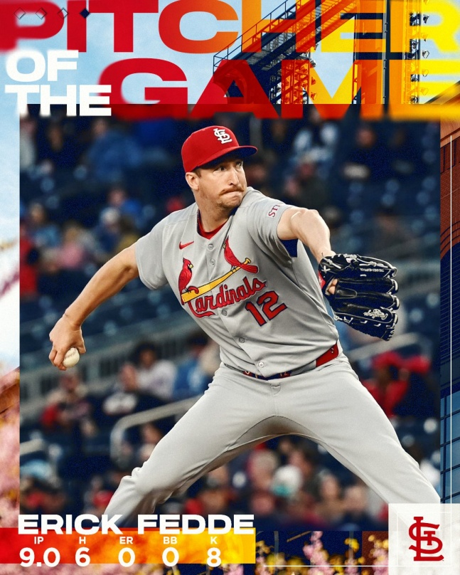 'KBO 홀린 스위퍼' ML서도 통했다! 에릭 페디, 9이닝 무사사구 8K 완봉승 - 스타뉴스