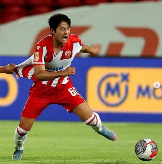 '레드카드' 설영우 대신 18세 신예 활약! 즈베즈다, SEOL 없어도 링컨 5-1 완파 'UCL 예선 3R 진출' | 스타뉴스