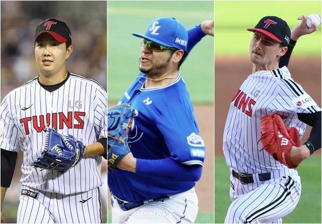 '이닝 먹방' 후라도에 '우승 청부사' 톨허스트까지→KBO 8월 MVP 후보 6명 발표 | 스타뉴스