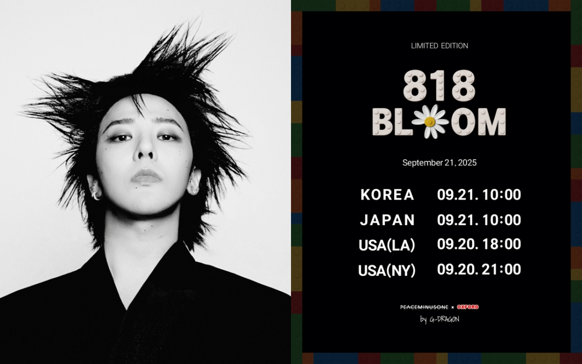 지드래곤 블록 꽃 '818 BLOOM', 9월 21일 오전 10시 예약 판매 시작 | 스타뉴스