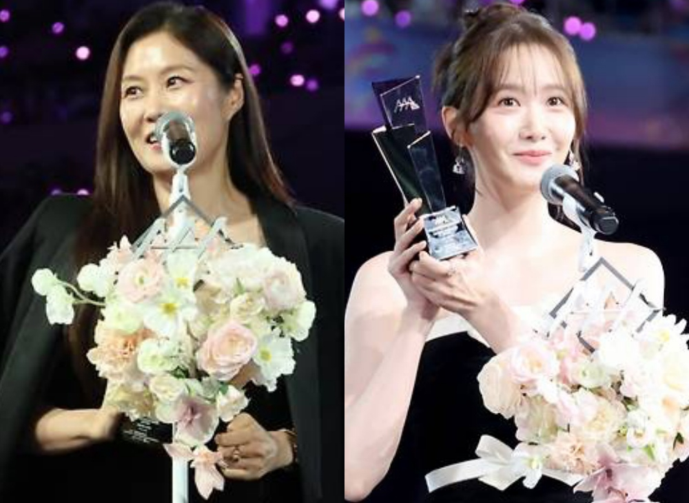 '폭싹' 문소리·'폭셰' 임윤아, 올해의 여우주연상 "여러분이 진정한 '스타'"[10주년 AAA 2025] | 스타뉴스
