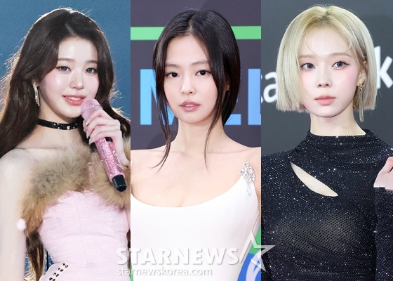 Hạng 1 là Ive Jang Won Young, hạng 2 là Jennie, hạng 3 là Espa Winter