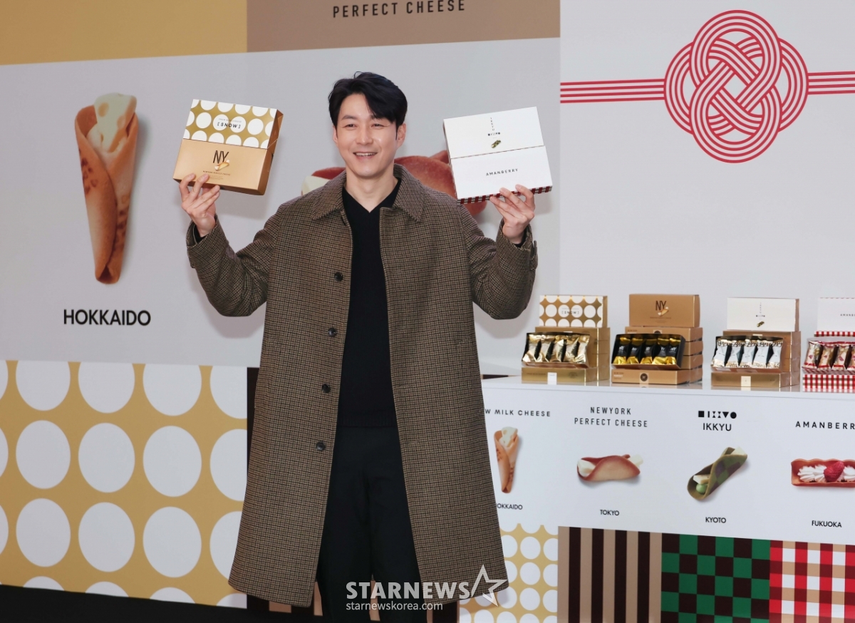 Shim Hyungtak became a promotional ambassador for Japanese dessert ...