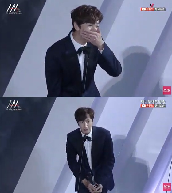 'AAA 2019' 이광수, 베스트 케이컬쳐상 '2관왕' "최선을 다할 것" | 스타뉴스