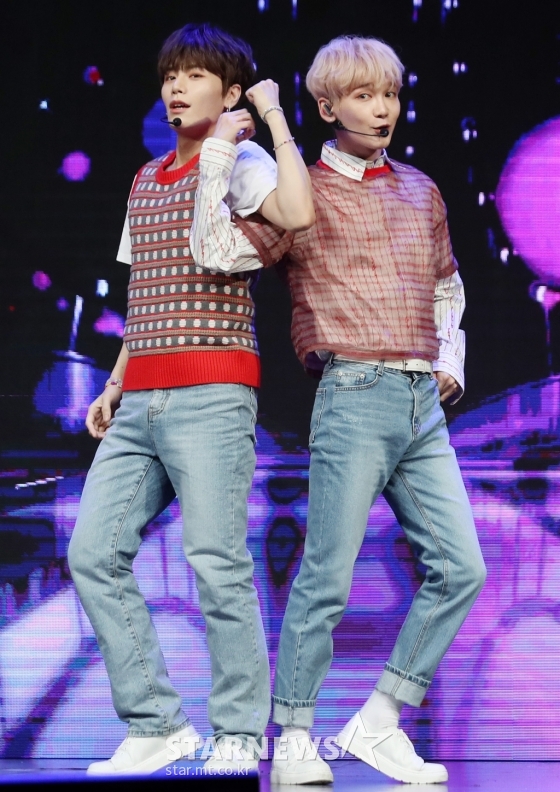 JBJ95, '불꽃처럼' 뜨거운 믿고 듣는 듀오로 거듭날까[종합] | 스타뉴스