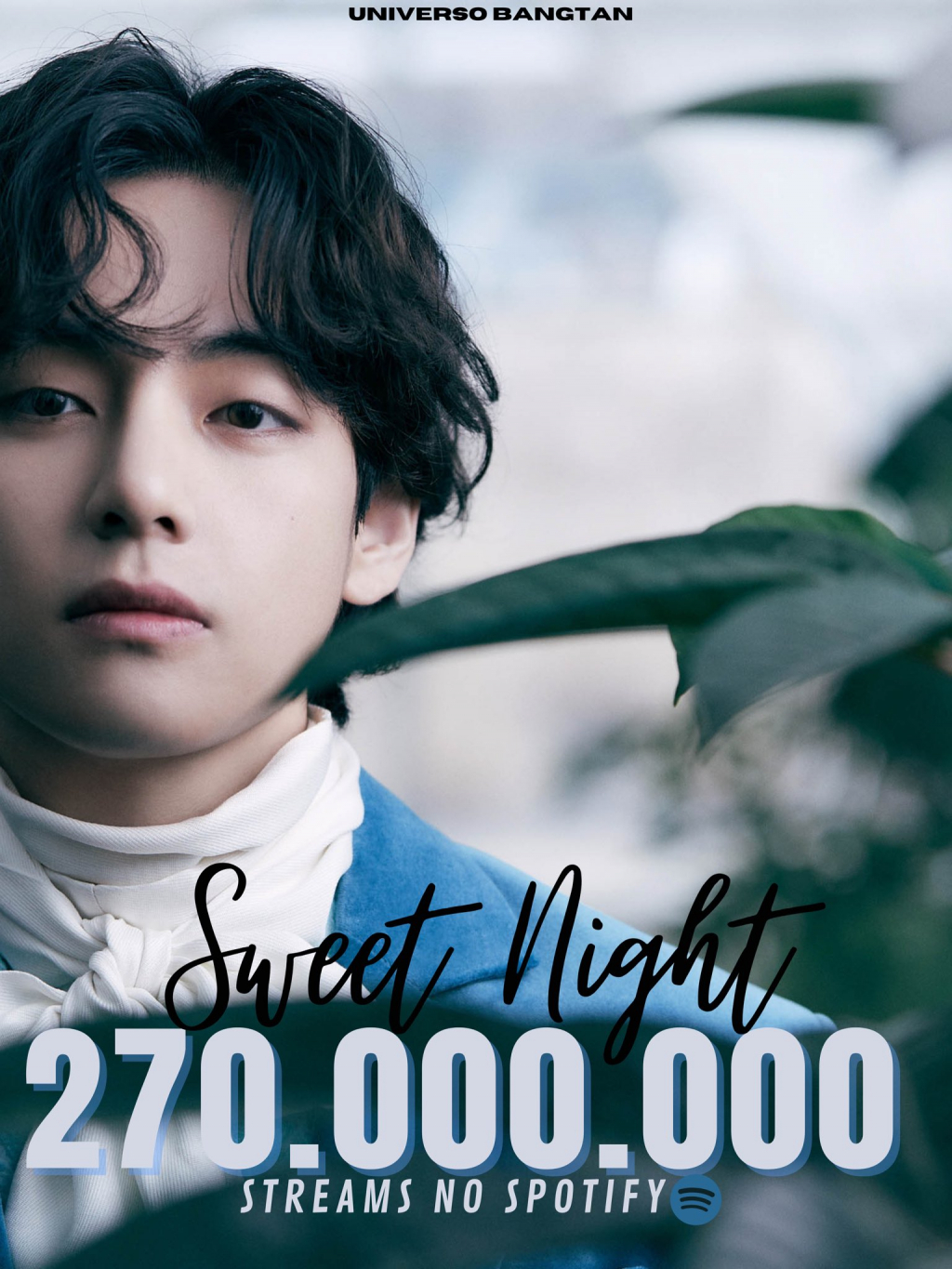 방탄소년단 뷔 'Sweet Night' 스포티파이 2억 7000만..K-OST 최고 기록 | 스타뉴스
