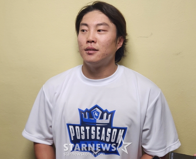 "구자욱 형 없어도 우리가 해야 하니까" 팀 수습한 '부주장', 3연승→사흘 쉬고 KS로 간다! [PO3 현장] | 스타뉴스